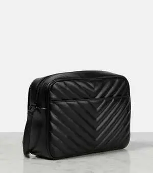 Saint Laurent Lou Camera Leather Shoulder Bag - Black
