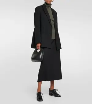 LEMAIRE Leather Derby Pumps - Black