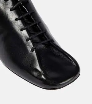 LEMAIRE Souris Derby Leather Pumps - Black