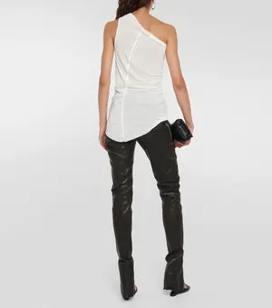 Rick Owens One-shoulder Jersey Top