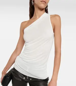 Rick Owens One-shoulder Jersey Top