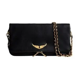 Zadig&Voltaire Rock Clutch - Noir_gold