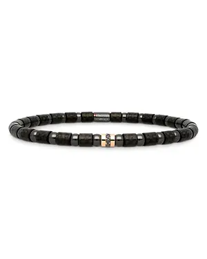 Roberto Demeglio Carbon Diamond And 18k Rose Gold Bracelet - Black