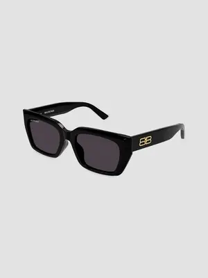 Balenciaga Rive Gauche 54mm Rectangular Sunglasses