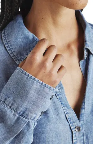 Splendid Reese Chambray Button-up Shirt