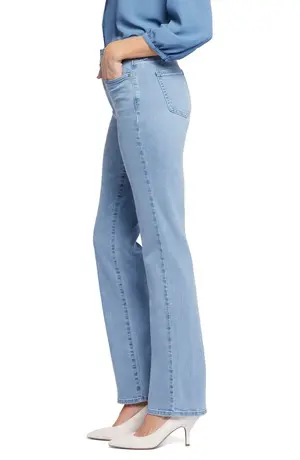 NYDJ Marilyn High Waist Straight Leg Jeans Kingston