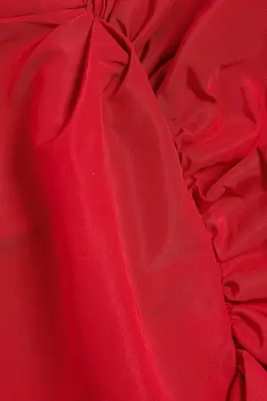 Carolina Herrera Ruffled Silk-faille Dress