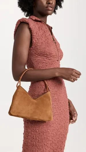 Staud Valerie Shoulder Bag - Tan