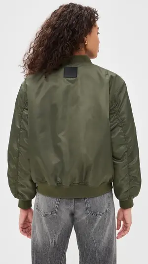 ANINE BING Leon Bomber Jacket - Army Green