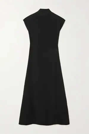 Gauchère Twill Midi Dress
