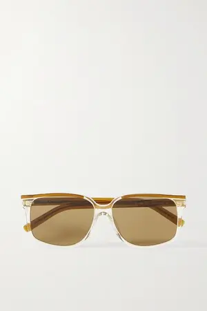 Saint Laurent Square-frame Acetate Sunglasses Brown
