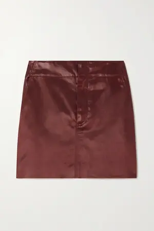 Gauchère Cotton-blend Sateen Mini Skirt