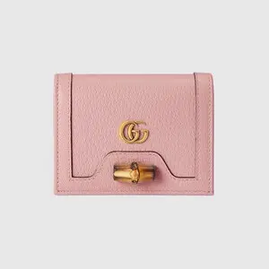 Gucci Diana Card Case Wallet Leather