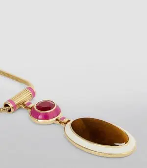 EMILY P. WHEELER Yellow And Rubellite Janice Necklace