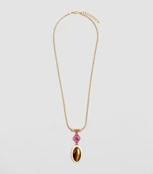 EMILY P. WHEELER Yellow And Rubellite Janice Necklace