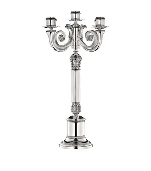 Christofle Plated Malmaison Candelabra - Silver