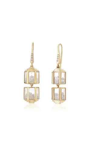 Moritz Glik 18k Yellow Torre Earrings - Gold