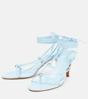 Khaite Marion Leather Sandals