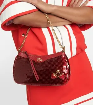 Gucci Ophidia Small Sequined Shoulder Bag