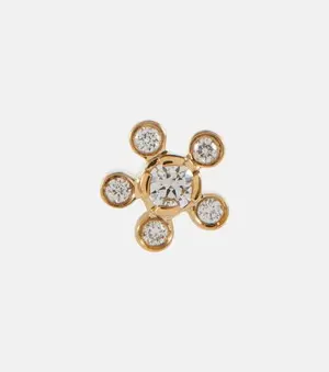 Sophie Bille Brahe Petit Soleil De Fleur Single Stud Earring - Gold