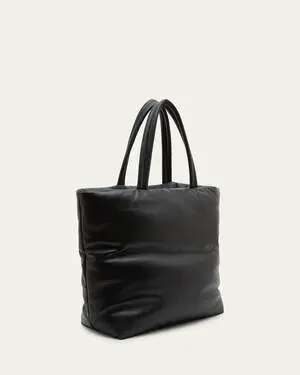 Saint Laurent Embossed Padded Leather Tote Bag