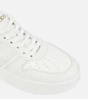 TOD'S Leather Platform Sneakers - White