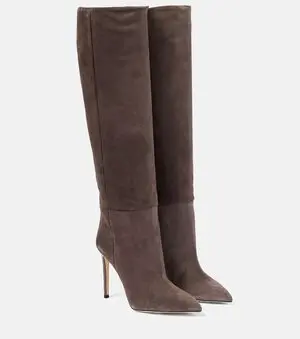 Paris Texas Suede Knee-high Boots