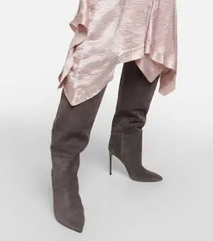 Paris Texas Suede Knee-high Boots