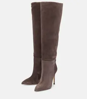 Paris Texas Suede Knee-high Boots