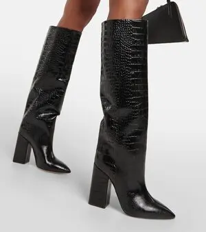 Paris Texas Anja Leather Knee-high Boots