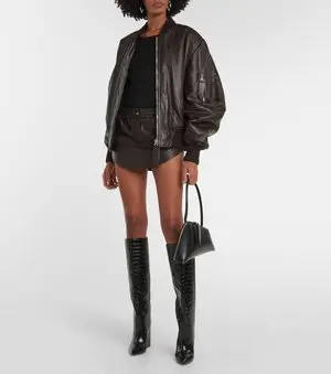 Paris Texas Anja Leather Knee-high Boots