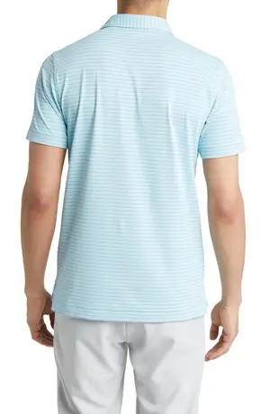 Peter Millar Duet Stripe Jersey Performance Polo