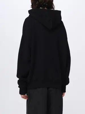 Off-White Cotton Sweatshirt - Black