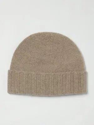 DRUMOHR Drumohr Ribbed Knit Beanie Beige