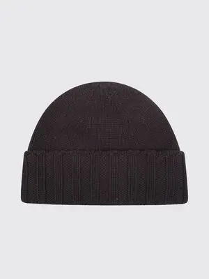 DRUMOHR Cashmere Tricot Hat Black 1