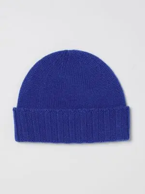 DRUMOHR Drumohr Ribbed Knit Beanie Blue 2