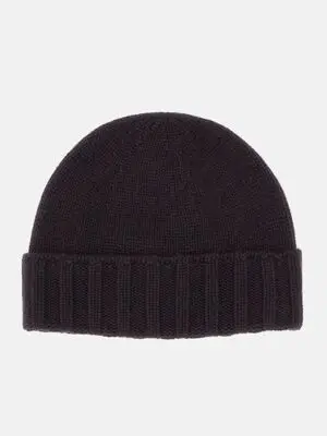 DRUMOHR Cashmere Tricot Hat Brown