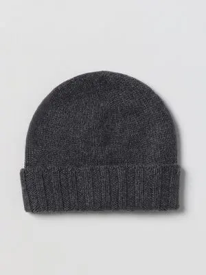 DRUMOHR Drumohr Ribbed Knit Beanie Charcoal