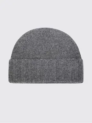 DRUMOHR Cashmere Tricot Hat Grey 1