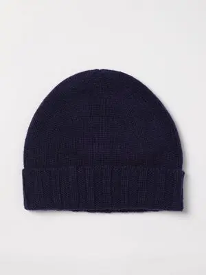 DRUMOHR Drumohr Ribbed Knit Beanie Navy