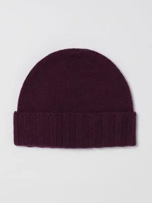 DRUMOHR Drumohr Ribbed Knit Beanie Violet