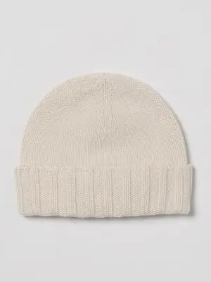 DRUMOHR Cashmere Tricot Hat - White