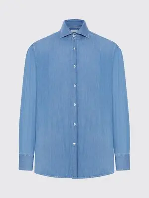 Brunello Cucinelli Shirt Men Blue