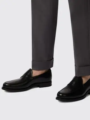 TOD'S Leather Loafers - Black
