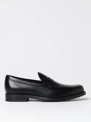 TOD'S Leather Loafers - Black