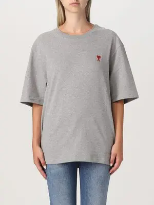 Ami T-Shirt In Grey - 40% Off | Editorialist