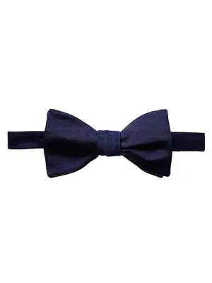 Eton Silk Self-tie Bow Tie - Navy