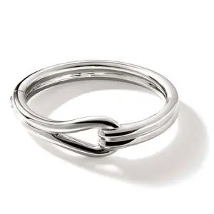 John Hardy Surf Hinged Bangle - Sterling Silver