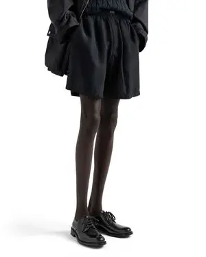 Prada Brushed Leather Lace-up Shoes
