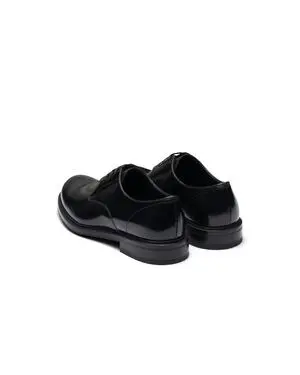 Prada Brushed Leather Lace-up Shoes
